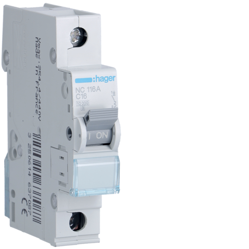 MCB 1P 16A 10kA Type C - NC116A | Makel.vn