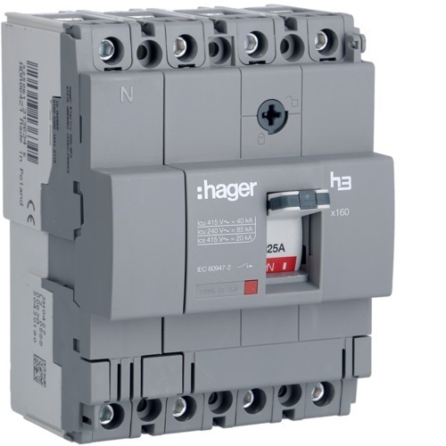 MCCB 4P 25A 40kA - HNA026Z | Makel.vn