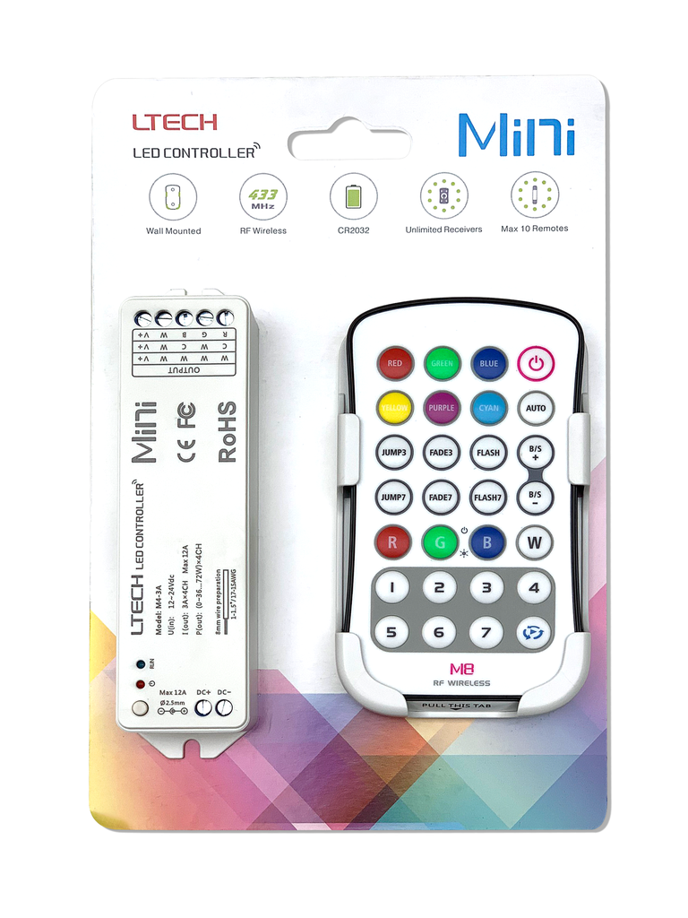 Bộ Điều Khiển Đèn Led Ltech M8+M4-3A Điều Chỉnh Màu Sắc Ánh Sáng, LED ...