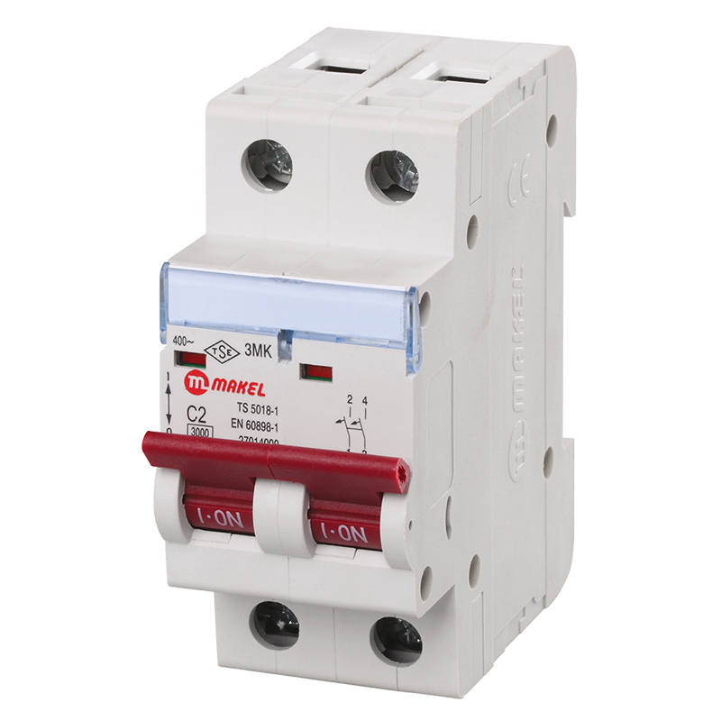 MCB 2P 25A 3kA Type C - 27014006 | Makel.vn